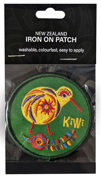 Iron on Patch - Retro Kiwi – Souvenir Factory Shop