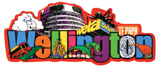 Colourful Wellington Magnet – Souvenir Factory Shop