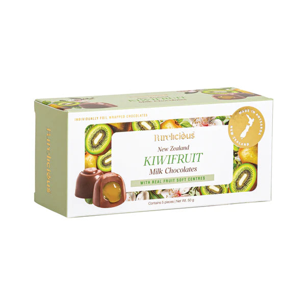 Chocolates Soft Centered Kiwifruit 5pcs – Souvenir Factory Shop