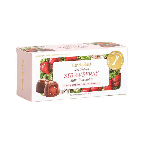 Chocolates Soft Centered Strawberry 5pcs – Souvenir Factory Shop