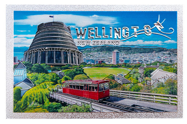 Foil Magnet - Wellington – Souvenir Factory Shop