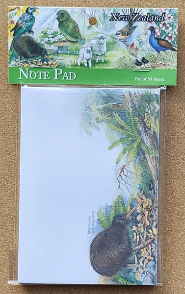 Note Pad Brown Kiwi - N9 – Souvenir Factory Shop