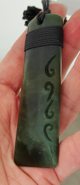 NZ Greenstone Toki - 85mm - Ewan Parker - #101 – Souvenir Factory Shop
